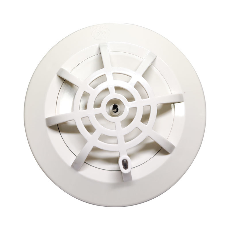 white Rate Of Rise Temperature Heat Detector 2 Wire Photoelectric Heat ...