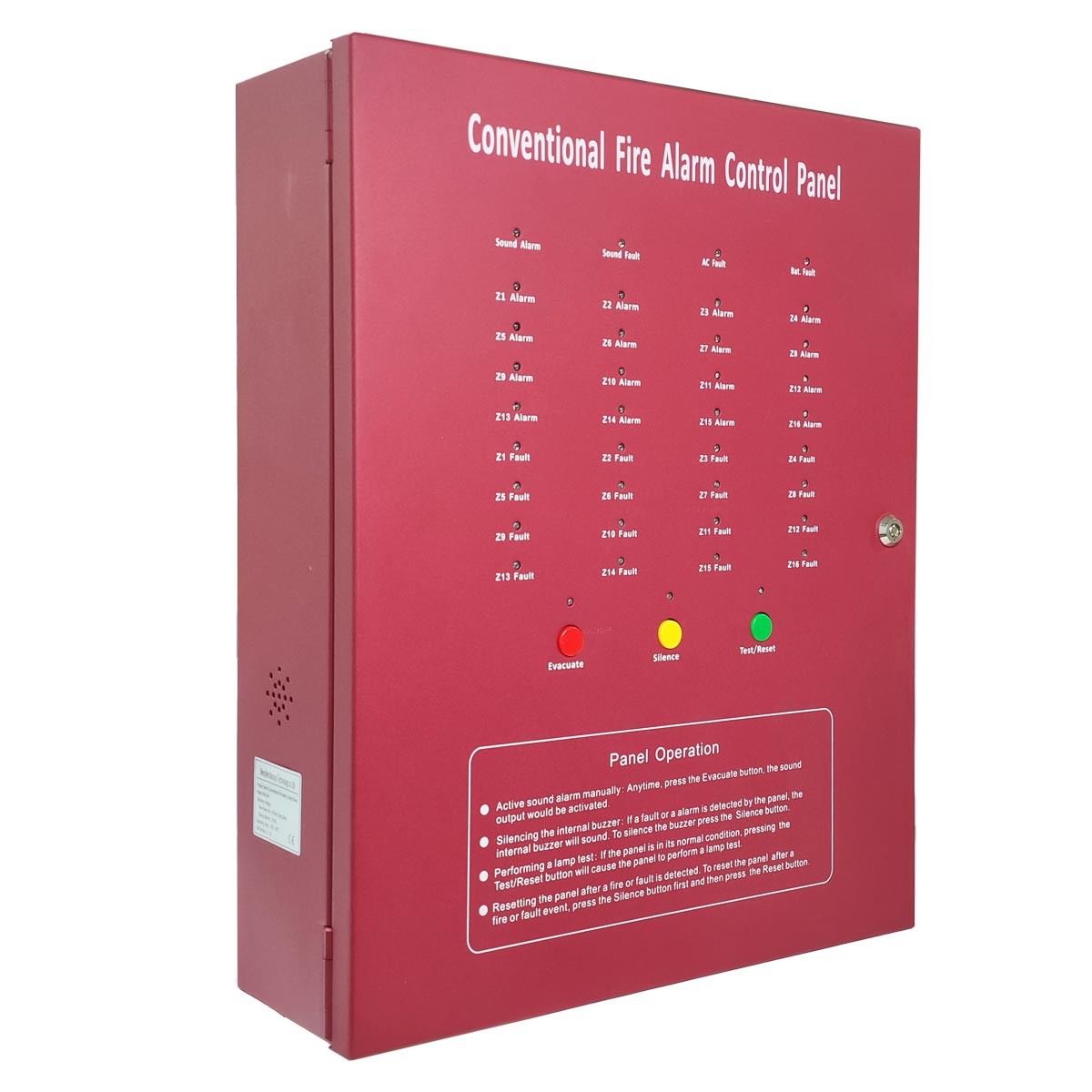 2-16 Zone Conventional Fire Alarm System 2.2kg CE Certification